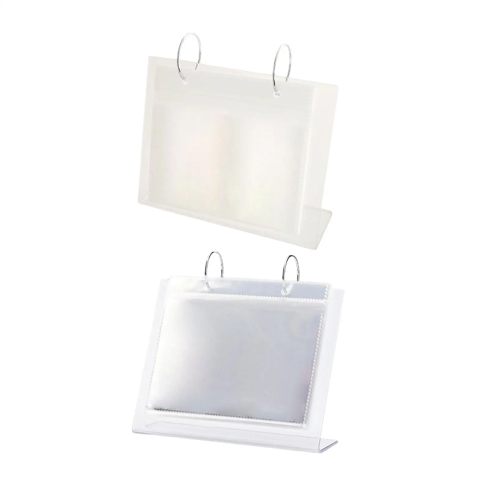 Acrylic-Photo-Album-Desktop-Freestanding-Picture-Frame-Calendar-Frame ...