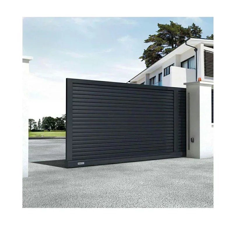 Modern-House-Outdoor-Main-Gate-Design-Metal-Automatic-Electric-Sliding ...