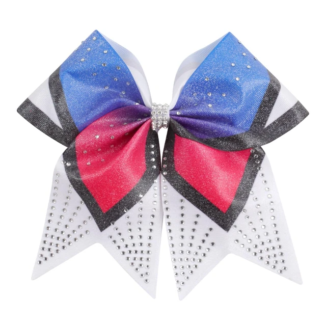 Red White And Blue Cheer Bow