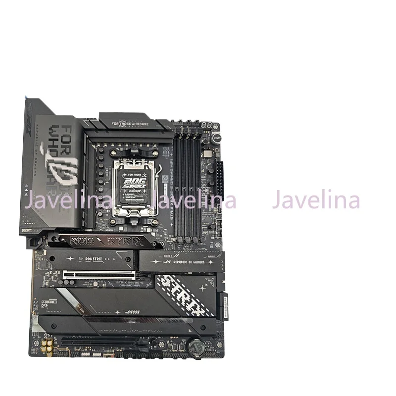ROG STRIX X870E motherboard battle axe small sculpture ice sculpture ...