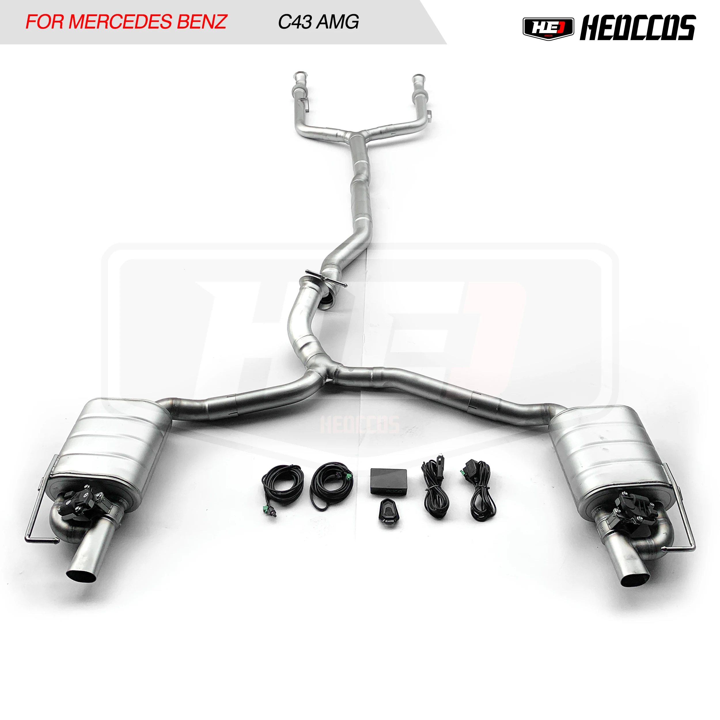 HEO-Exhaust-For-Mercedes-Benz-C400-C43-E43-W205-AMG-17-19-catback-Valve ...
