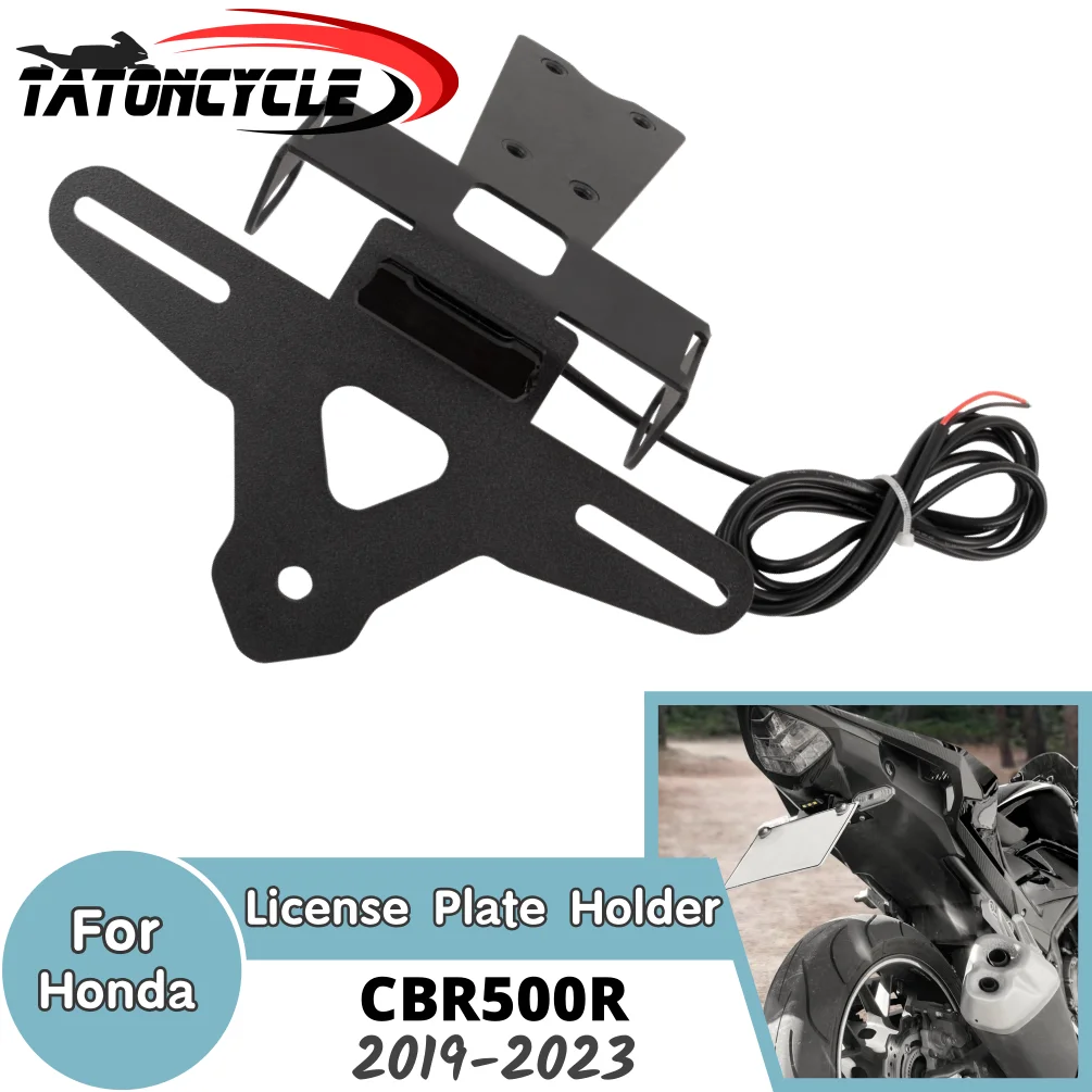 CBR-500R-License-Plate-Holder-for-Honda-CBR500R-2019-2023-2021-2022 ...