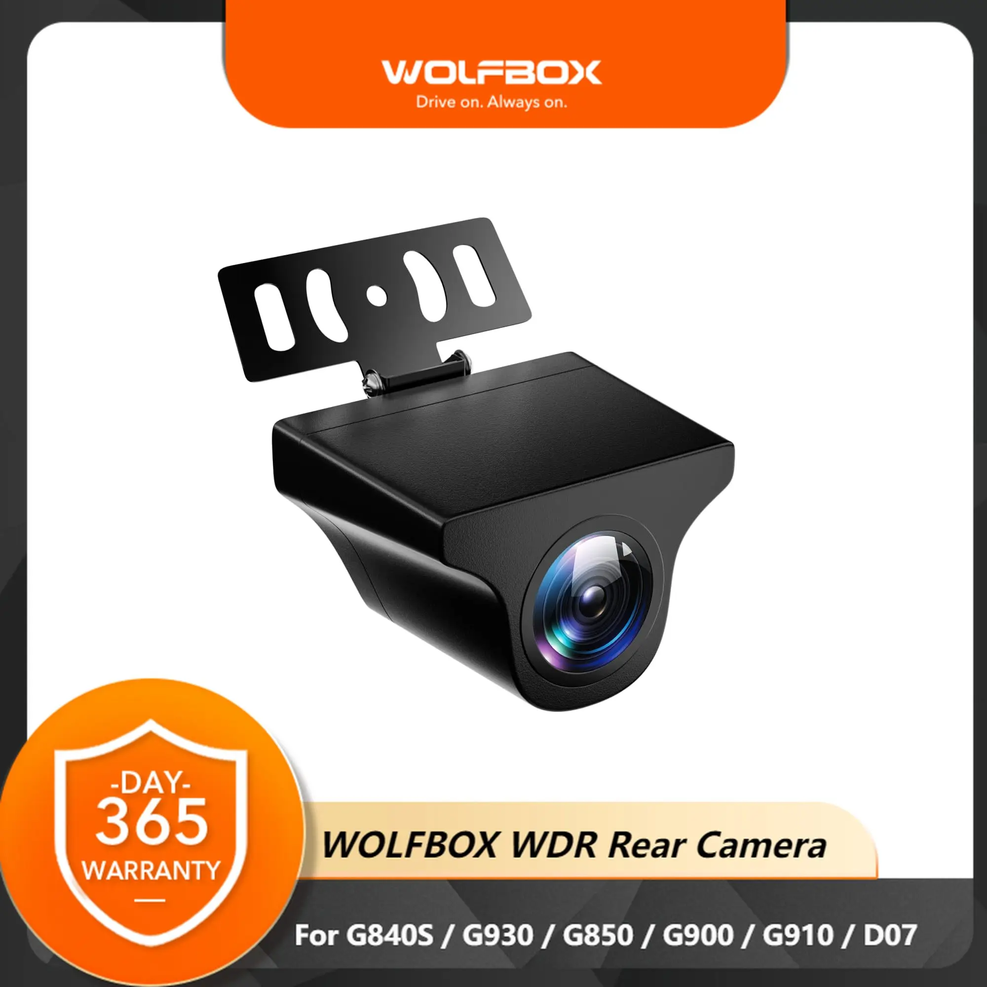WOLFBOX Upgraded WDR Rear Camera for G840S / G930 / G850 / G900 / G910 ...