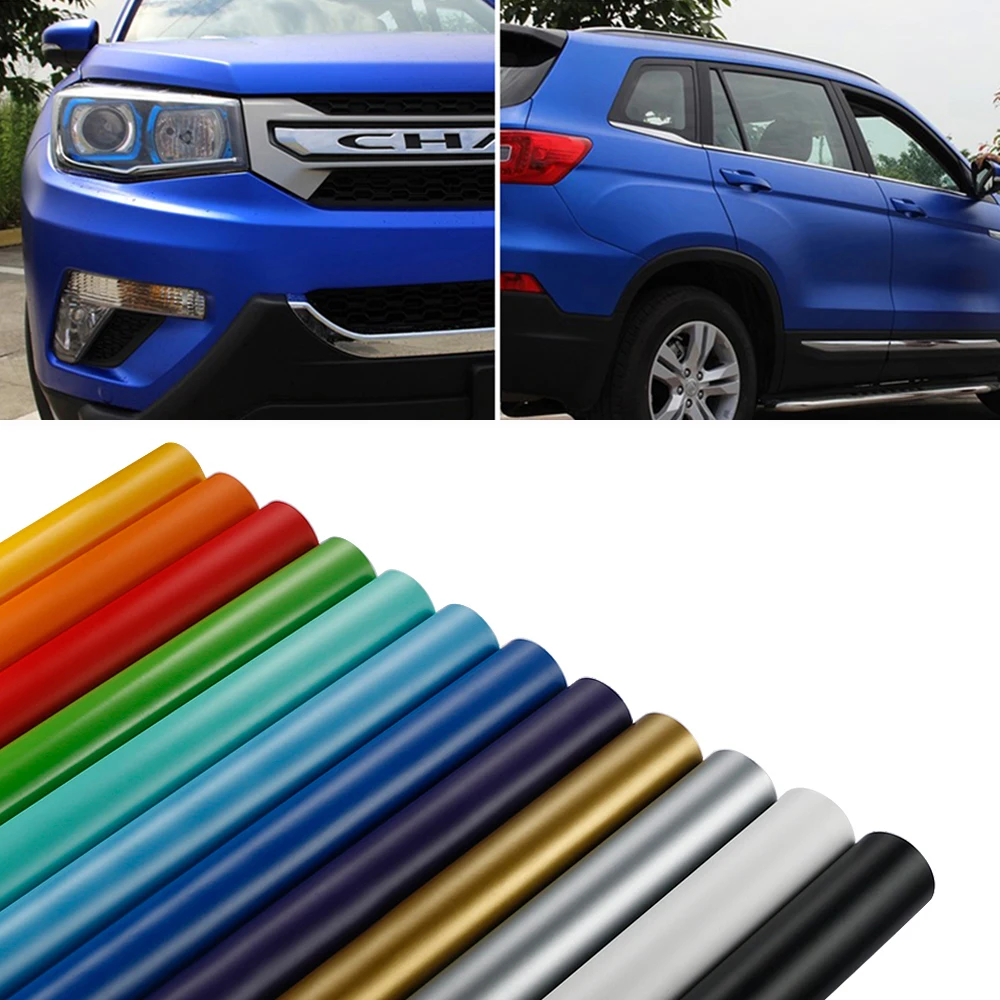 30-100cm-Car-Matt-Vinyl-Film-Decal-Vehicle-PVC-Decoration-Wrapping-Roll ...