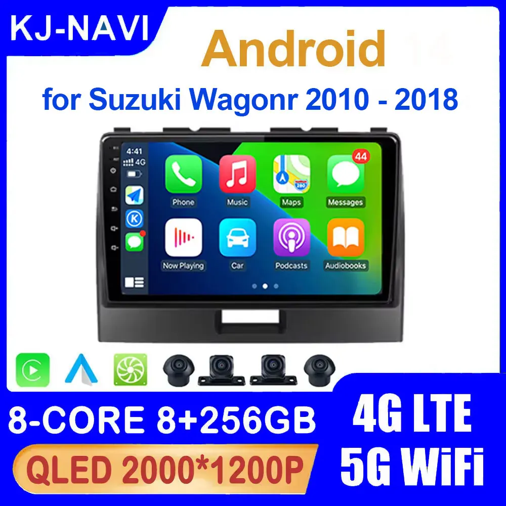 9-Inch-Android-for-Suzuki-Wagonr-2010-2018-Auto-Carplay-GPS-Navigation ...