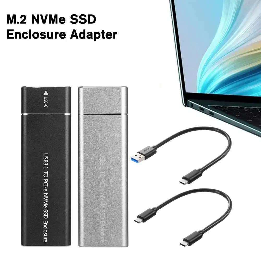 M-2-Nvme-Ssd-Enclosure-Adapter-Aluminum-Usb-C-3-1-Gen2-10gbps-To-Nvme ...