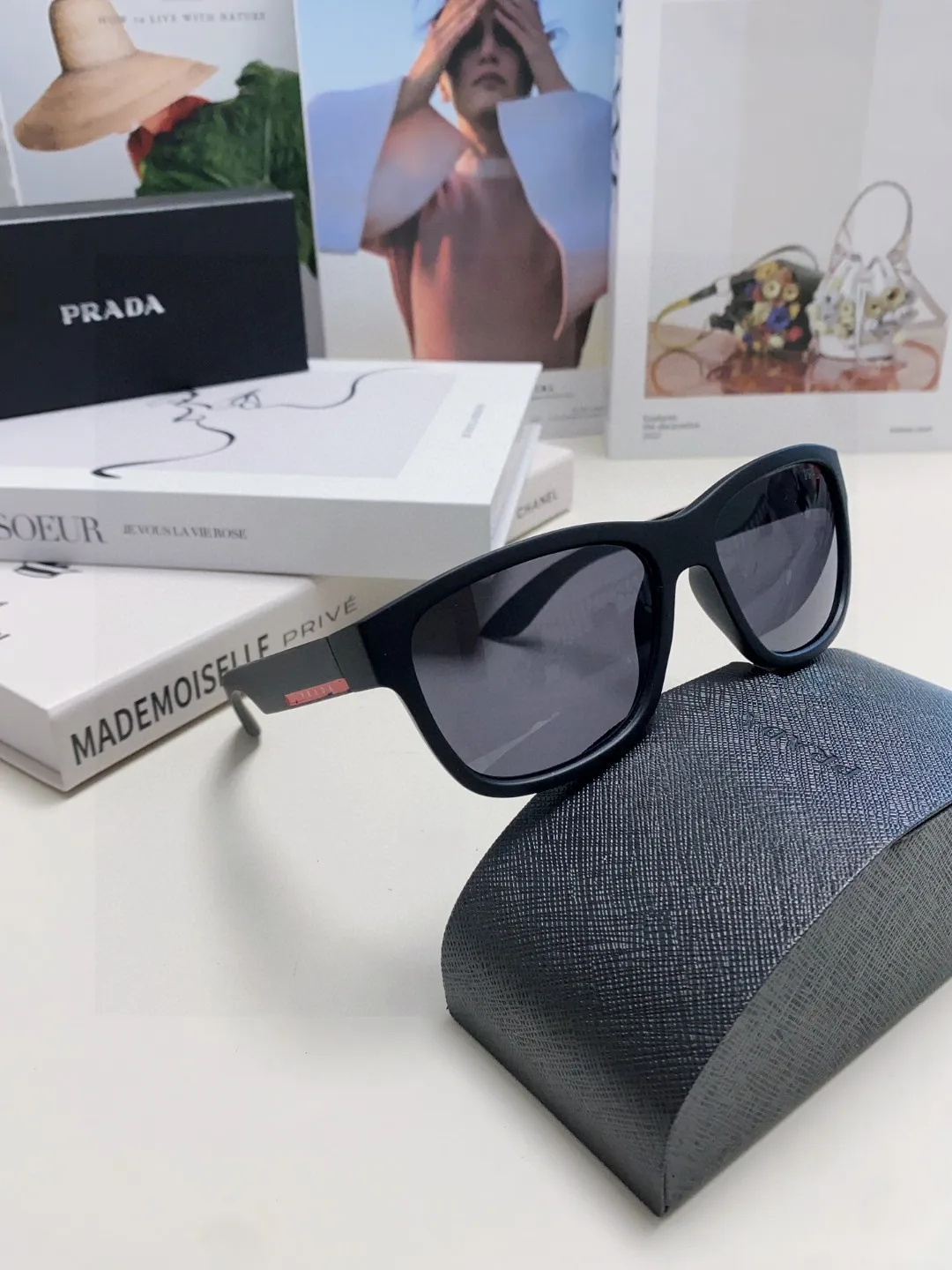 Prada (Прада)Мужские универсальные солнцезащитные очки | AliExpress