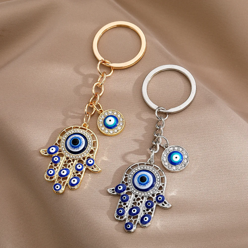 Creative-Retro-Hand-Dripping-Oil-metal-Key-chains-Enamel-Lucky-Gift ...