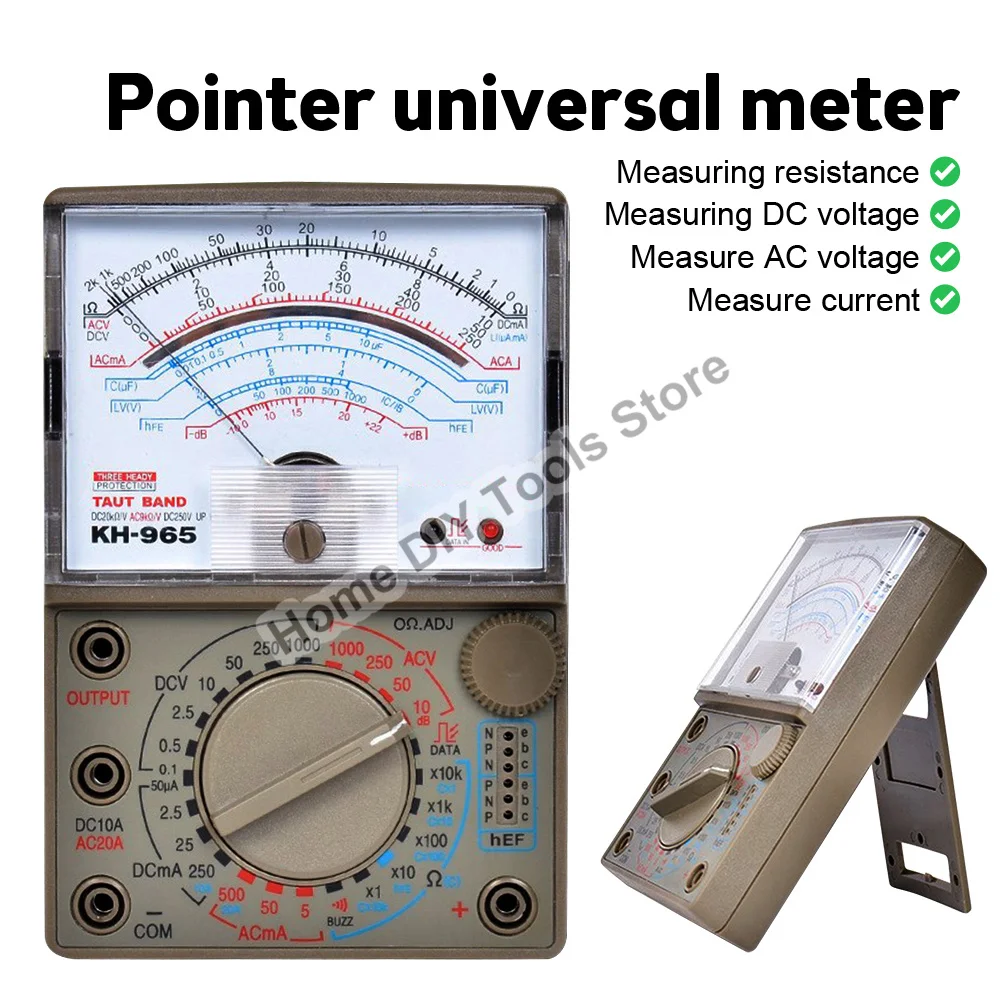 KH965 Analog Multimeter Universal Meter Pointer Display Electrical ...