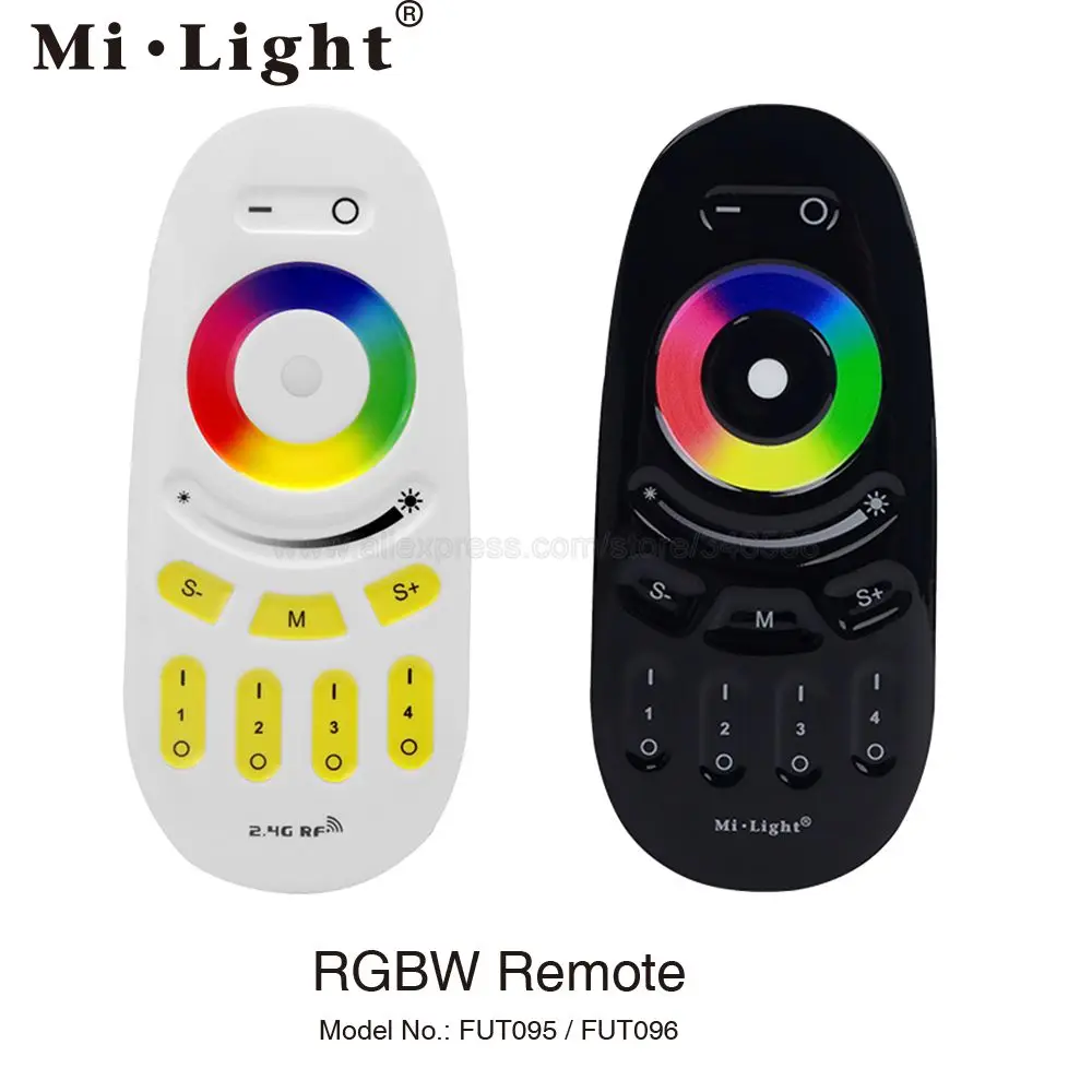 Mi.Light 2.4G RF 4 Zone Wireless Touch Screen RGB RGBW LED Remote ...