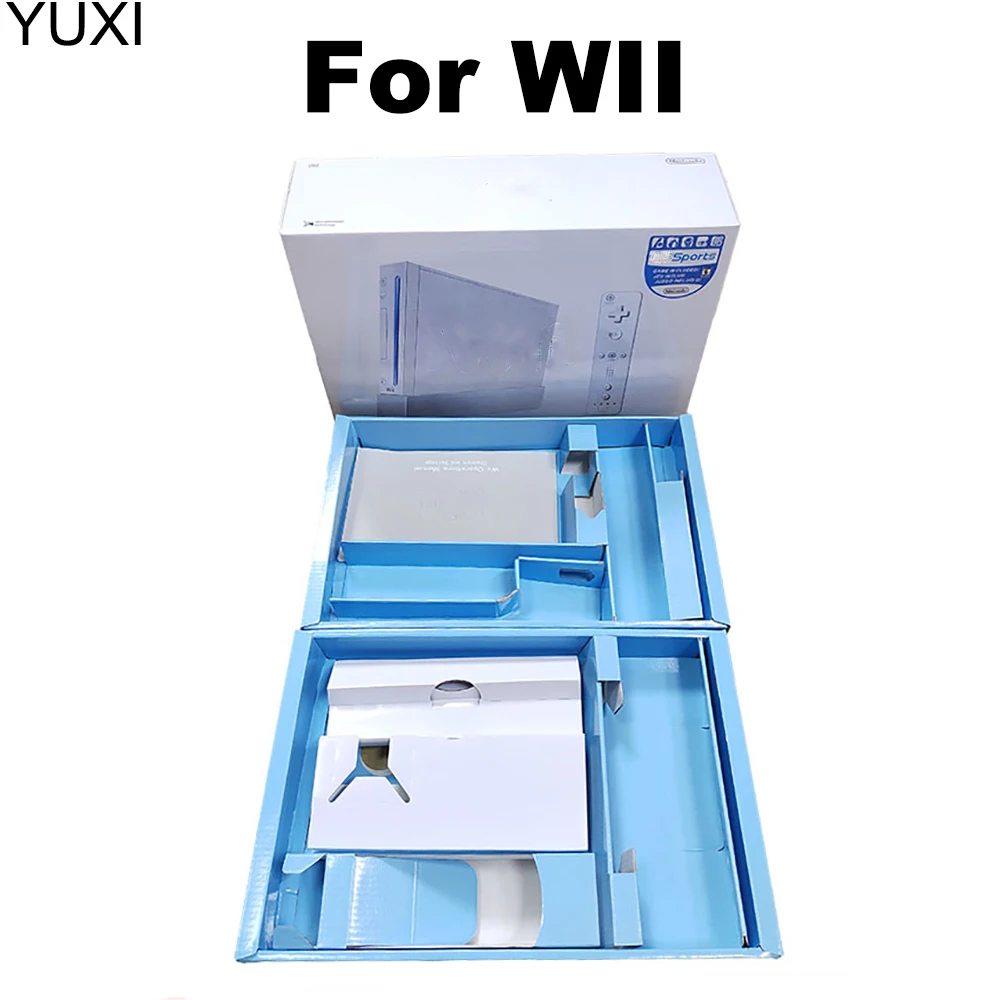 YUXI 1Set For Wii Paper Box Wii Game Console Outer Box Color Box ...