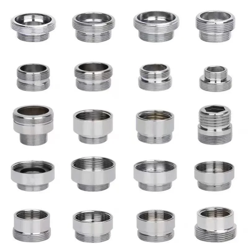 Brass Silver Water Faucet Coupler 1/2 To M16 M18 M20 M22 M24 M28 Thread ...
