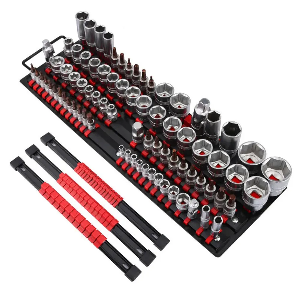 NEW-1-4-3-8-1-2-Socket-Wrench-Holders-80Pcs-Universal-Socket-Organizer ...