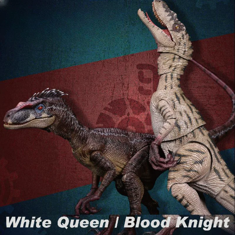 In-Stock-1pcs-Nanmu-Velociraptor-Raptor-Dinosaur-White-Queen-Blood ...