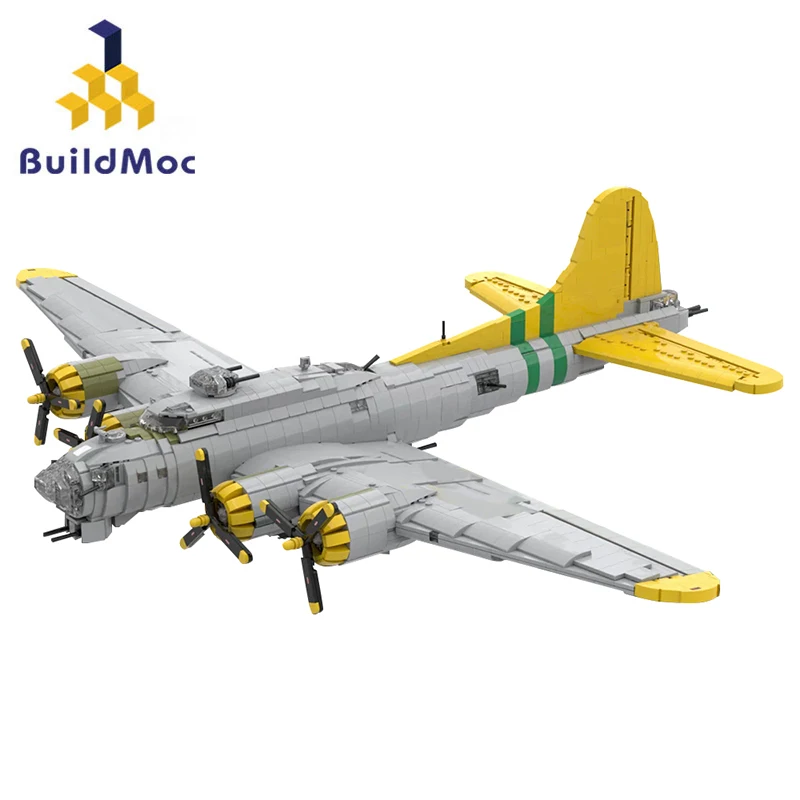 MOC-Boeings-B-17-Flying-Fortress-Building-Blocks-Sets-Aircraft-Bricks ...