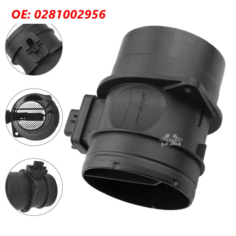 0281002956-Mass-Air-Flow-Meter-MAF-Sensor-For-Audi-A1-A3-A4-Q3-Q5-TT ...