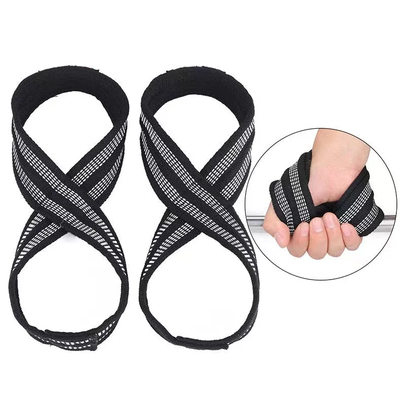Figure-8-Weight-Lifting-Straps-DeadLift-Wrist-Strap-for-Pull-ups ...