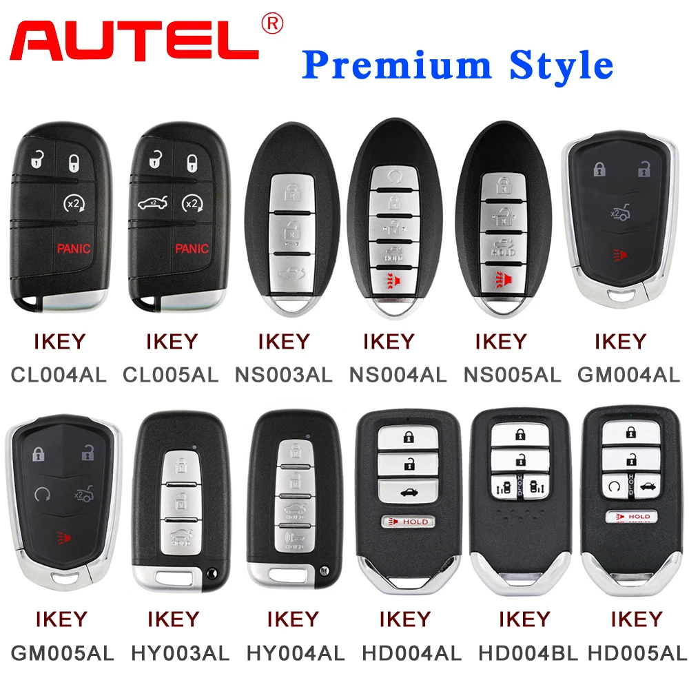 AUTEL MAXIIM IKEY Premium Style Smart Key for Chrysler/Honda/Hyundai ...