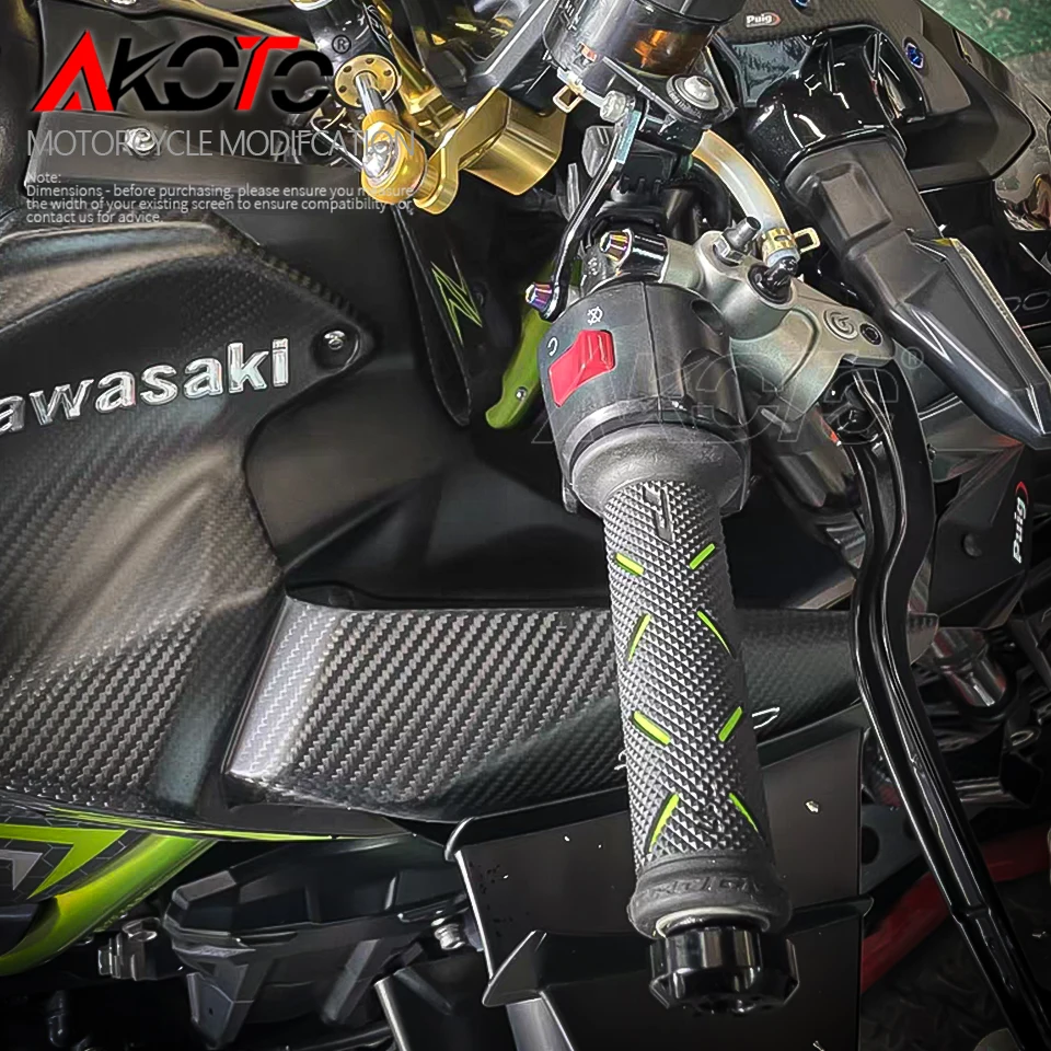 Handlebar-Grips-For-Kawasaki-Z125-Z300-Z400-Z500-Z650-Z750-Z800-Z900 ...