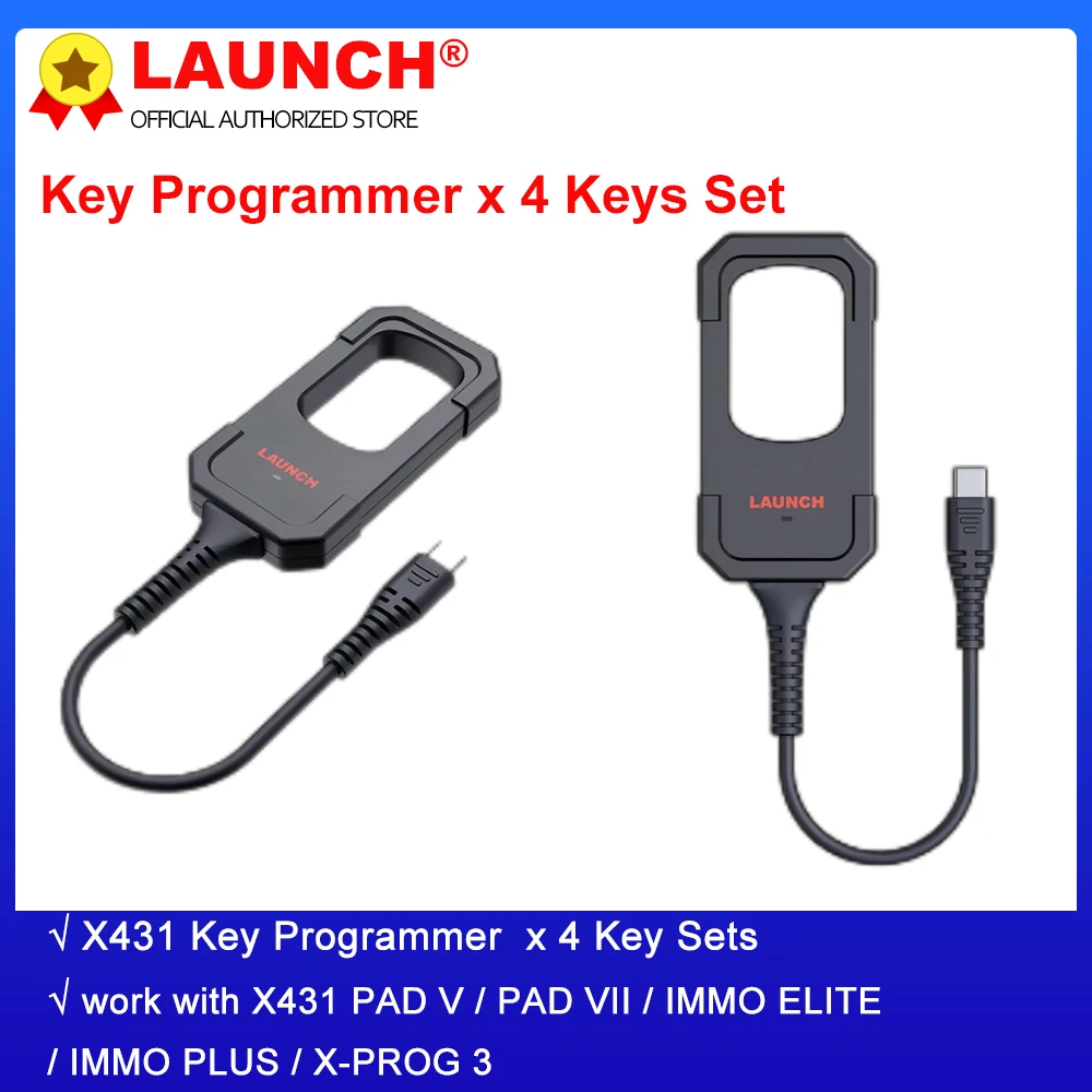 LAUNCH-X431-Key-Programmer-x-4-Keys-Set-IMMO-Programming-Tools-Work ...