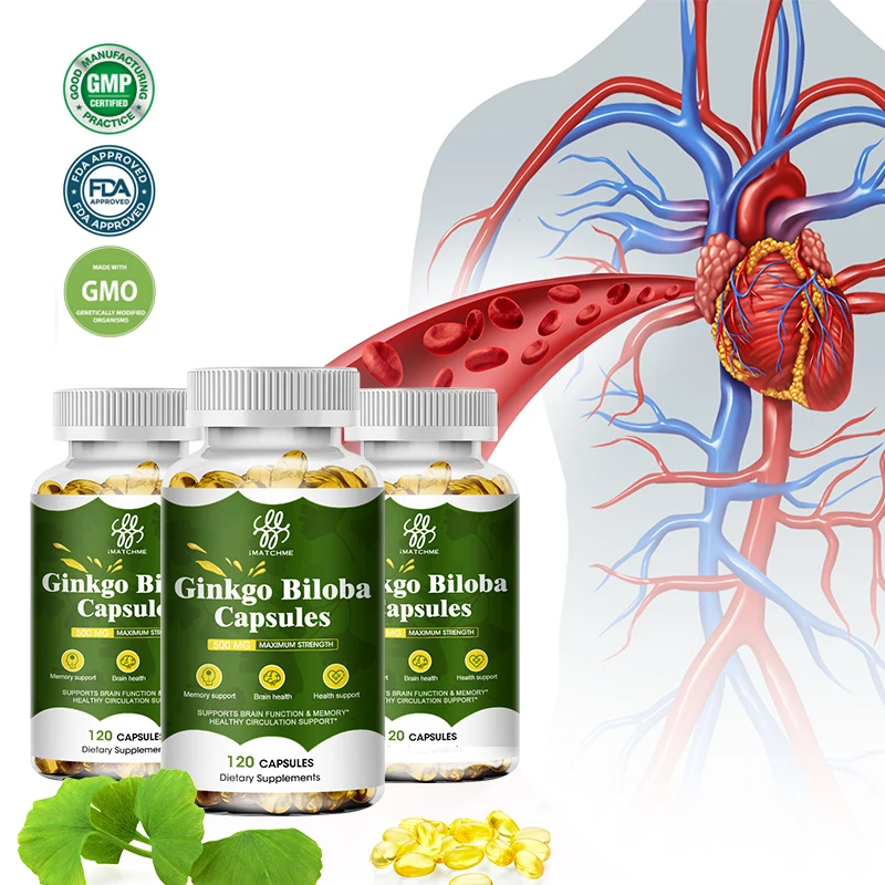 Vegan-Ginkgo-Biloba-Extract-Capsules-Supports-Lower-Blood-Pressure-and ...