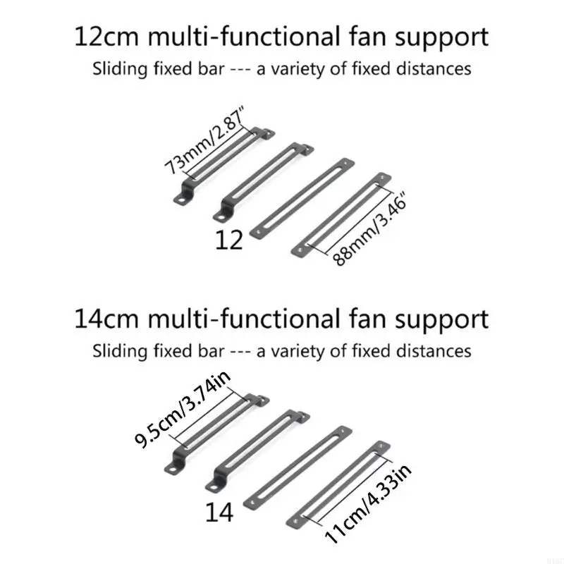 12cm 14cm Water Cooling Radiator Support Holder Water Drainage ...