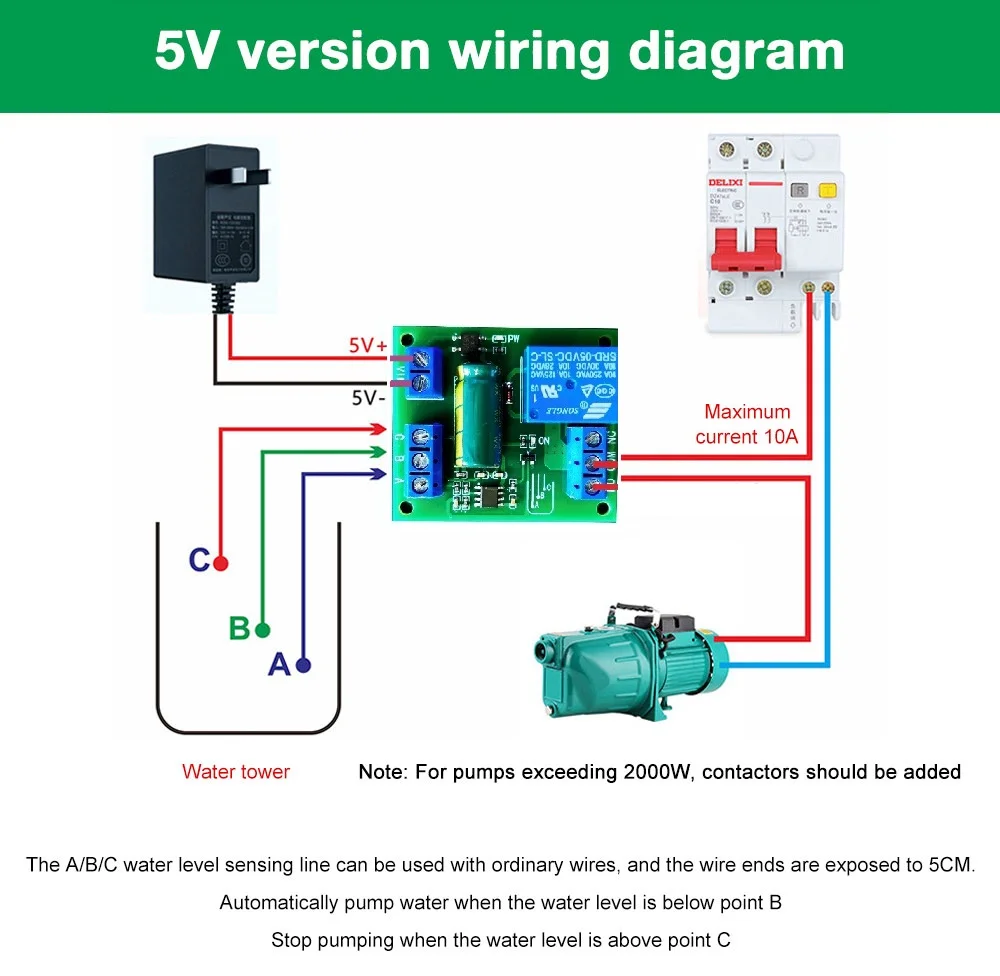 5V-12V-Water-Level-Automatic-Controller-Relay-Liquid-Sensor-Switch ...