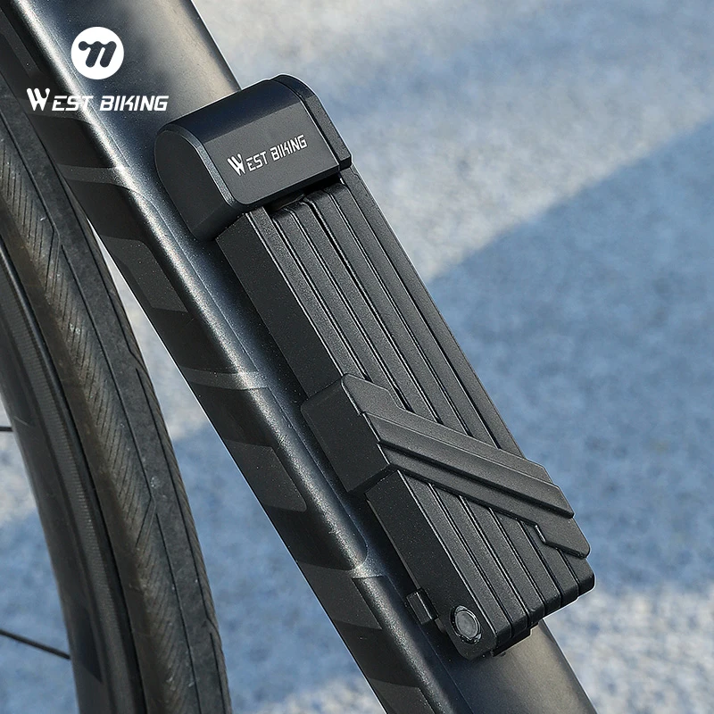 WEST-BIKING-Foldable-Bicycle-Lock-Security-Anti-theft-Cycling-Lock-MTB ...