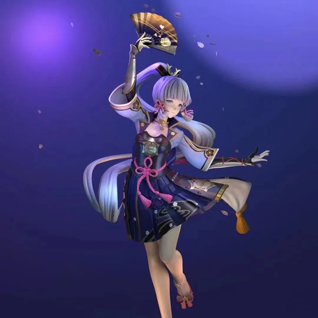 Genshin Impact Game Kamisato Ayaka Character Doll, Anime Model Box Toys ...