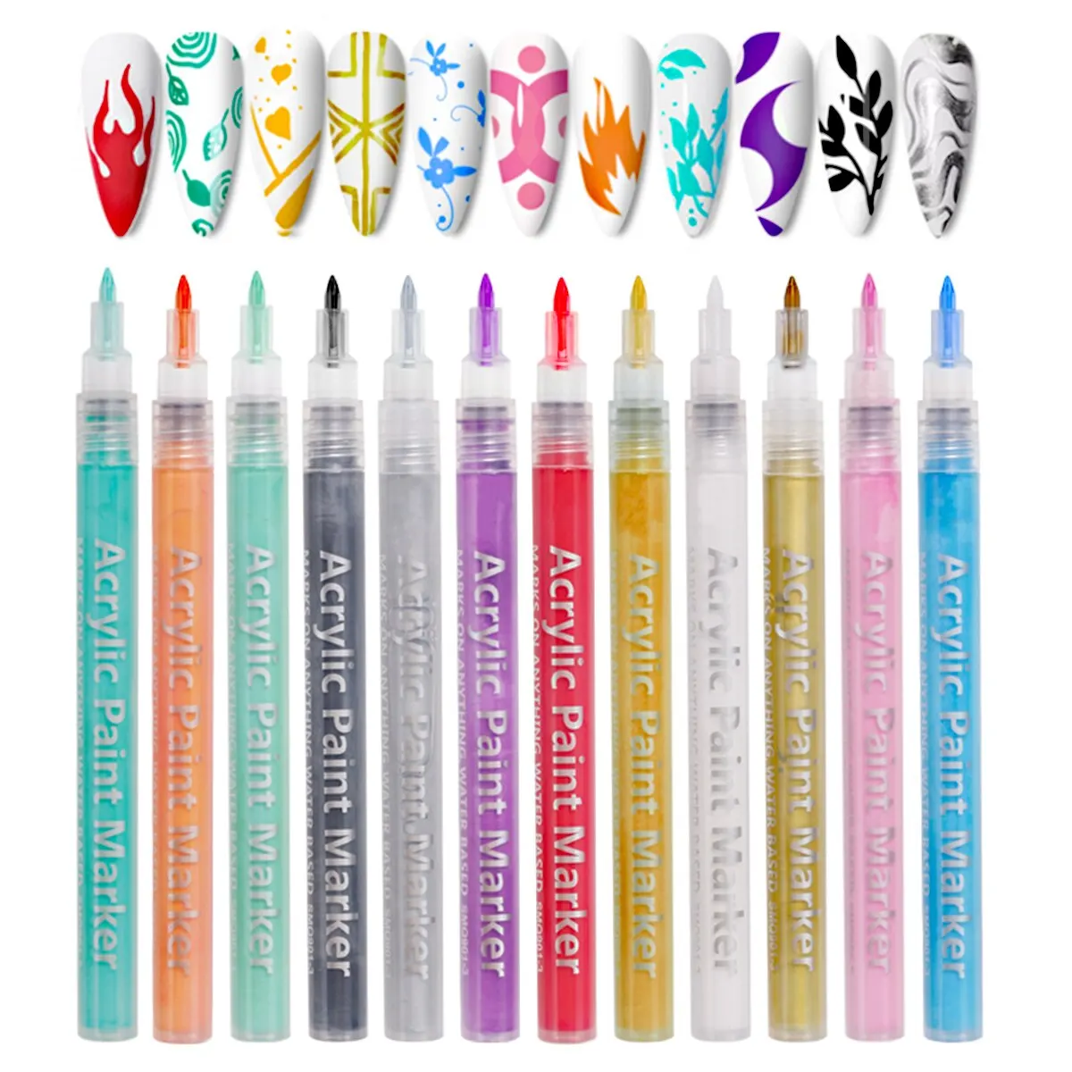 Waterproof-Acr-lico-Paint-Marker-para-Halloween-Party-Criatividade-Pen ...