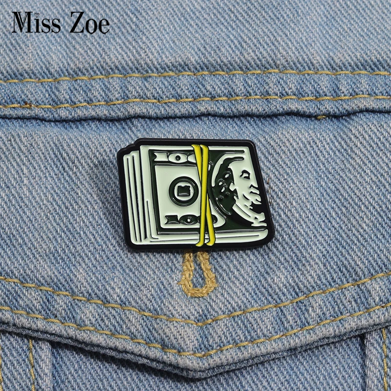 Creativity-Money-Enamel-Pins-Custom-Count-Money-Get-Rich-Brooches-Lapel ...