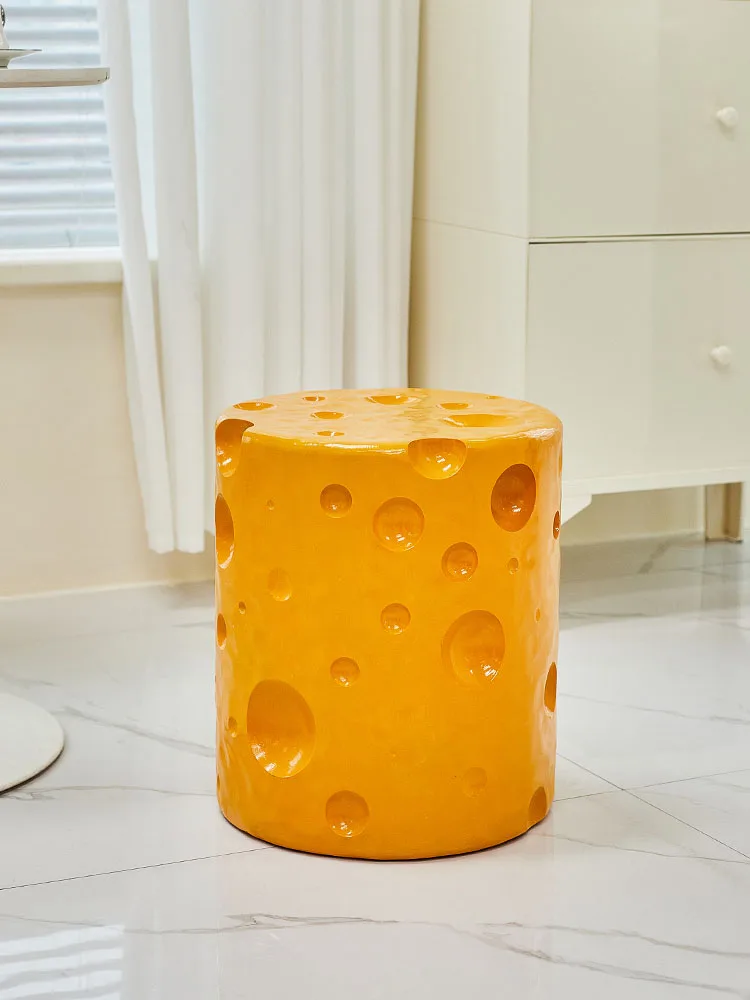 Nordic-Designer-Circular-Cheese-Stools-Living-Room-Furniture-Plastics ...
