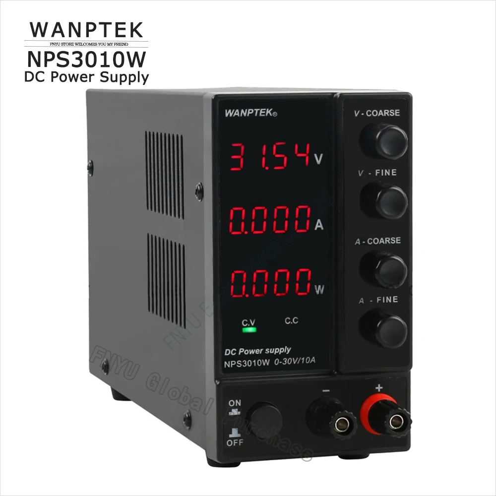 NPS3010W 30V10A four display DC power supply with power digital display ...
