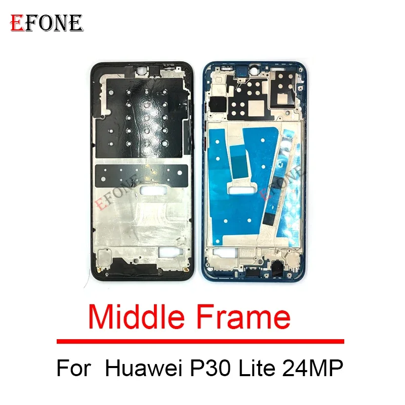 For-Huawei-P9-P20-P30-P40-Pro-Lite-E-Middle-Frame-Housing-Front-LCD ...