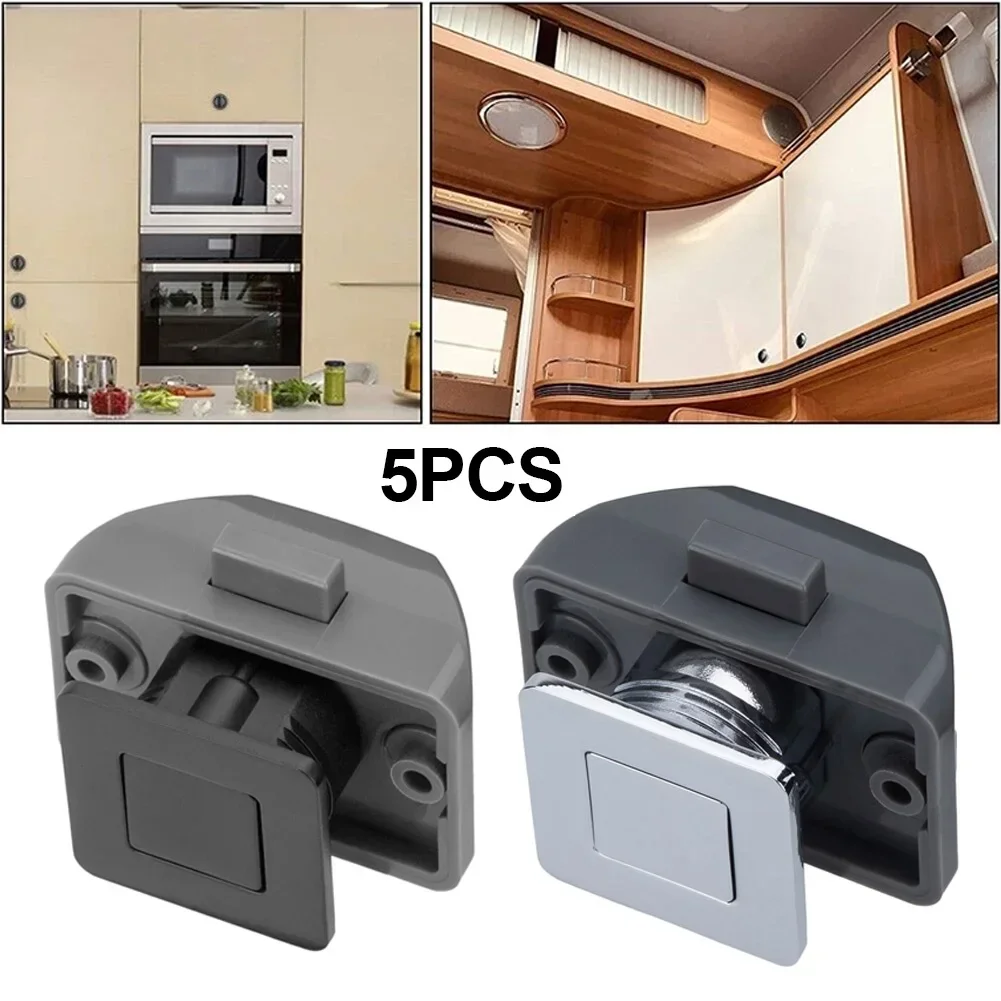 5pcs-Push-Button-Catch-Lock-Camper-Car-Push-Lock-RV-Caravan-Boat-Home ...