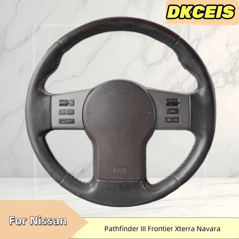 Car Steering Wheel Cover Faux Leather For Nissan Pathfinder III ...