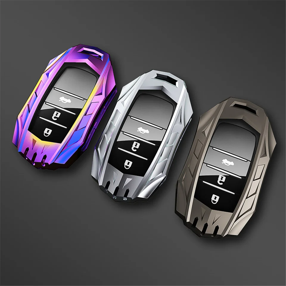 1pc-Metal-Car-Key-Case-Cover-Key-Shells-For-Toyota-Prius-Camry-Corolla ...