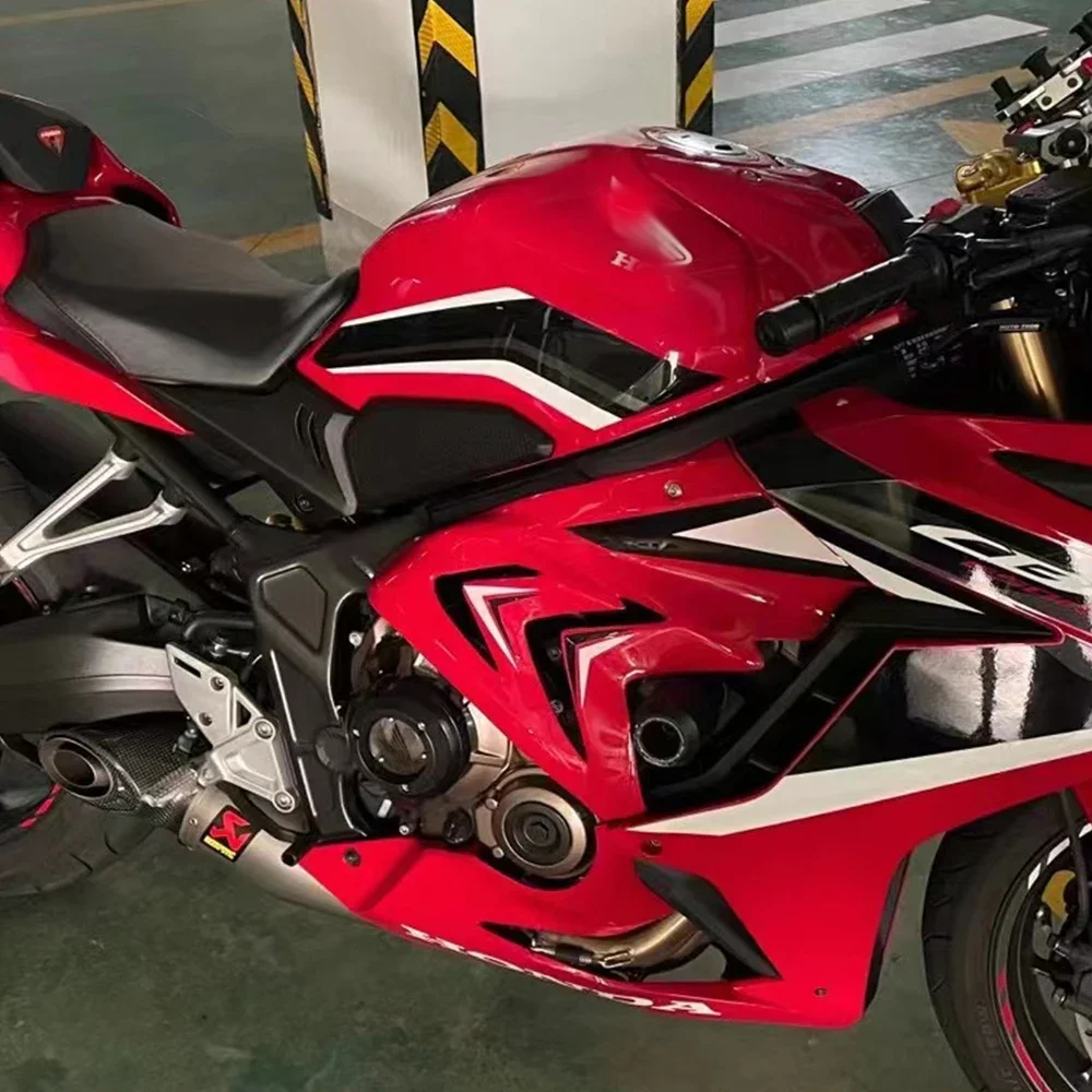 Motorcycle-Tank-Side-Covers-Panels-Gas-Fairing-Fit-For-Honda-CBR650R ...