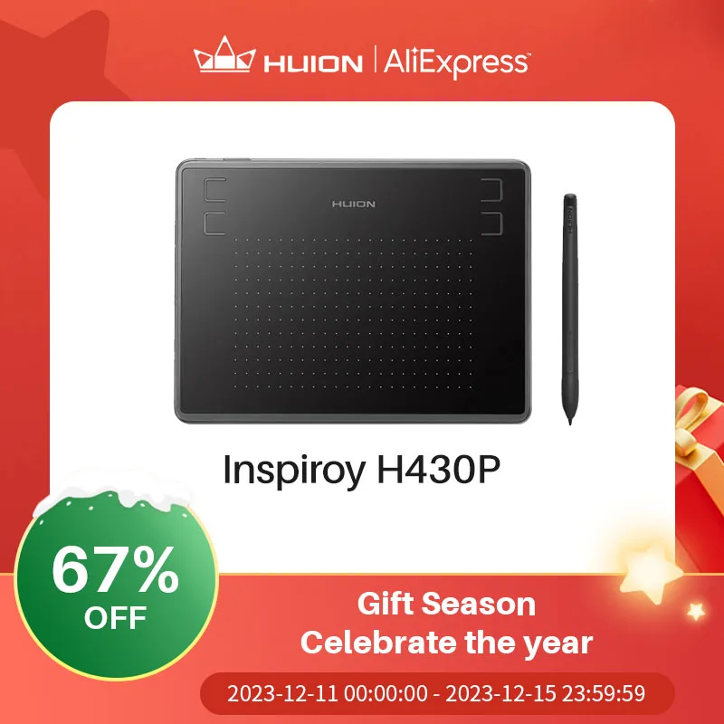 HUION-H430P-Digital-Tablets-Signature-Graphics-Drawing-Pen-Tablet-OSU ...