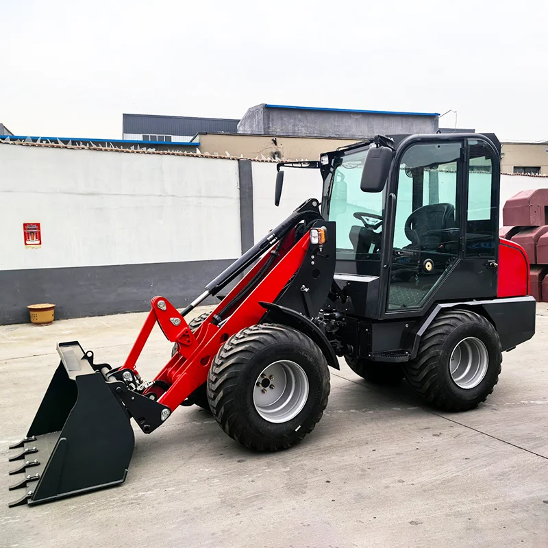 3.0ton Small Front Wheel Loader 4WD Telescopic Boom Garden ...