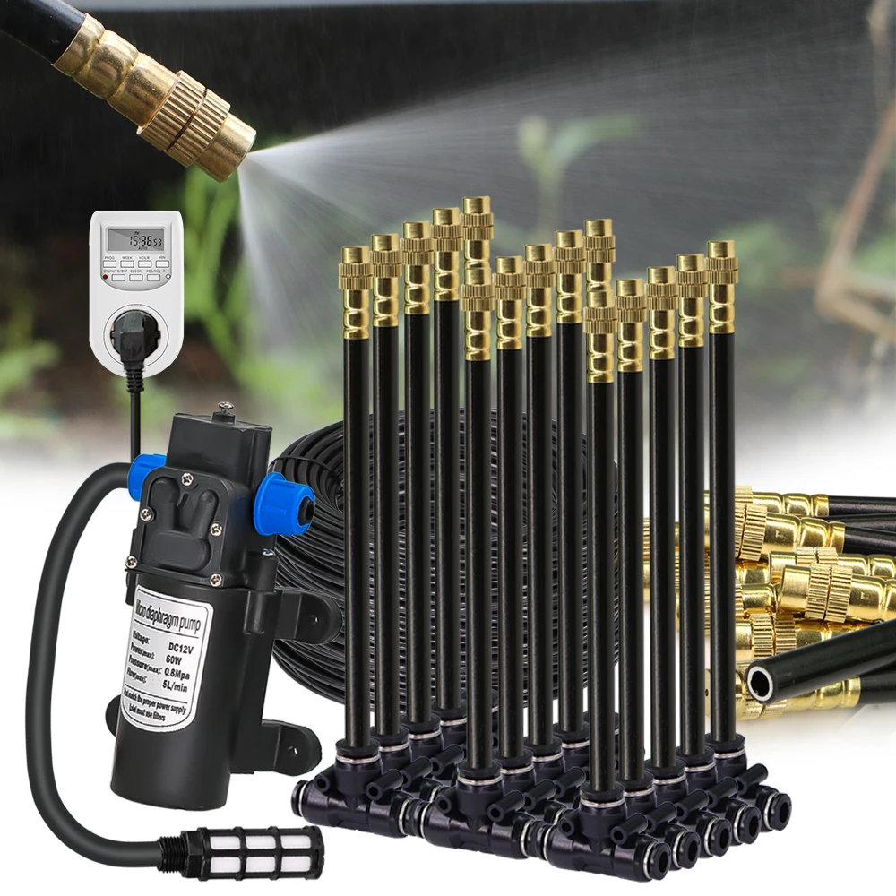 1-4-4-6mm-60W-Water-Pump-Kits-Misting-Cooling-System-Adjustable-20cm ...