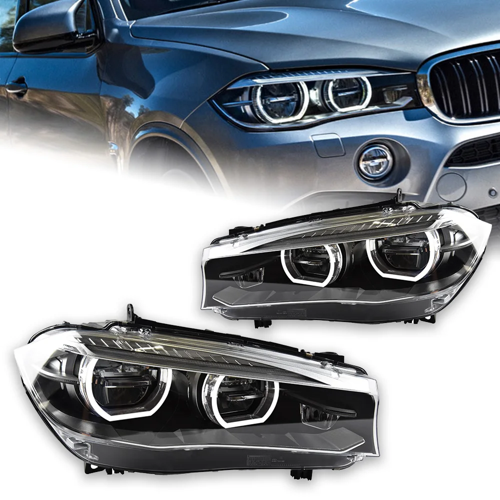 AKD-Car-Styling-Head-Lamp-for-BMW-X5-F15-Headlights-2014-2018-X6-Angel ...