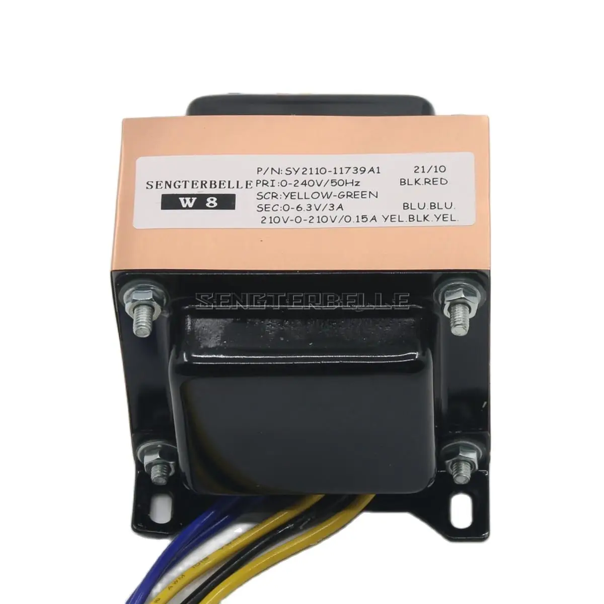 80VA EI Audio AC Power Transformer 240V To Dual 210V+6.3V Tube ...