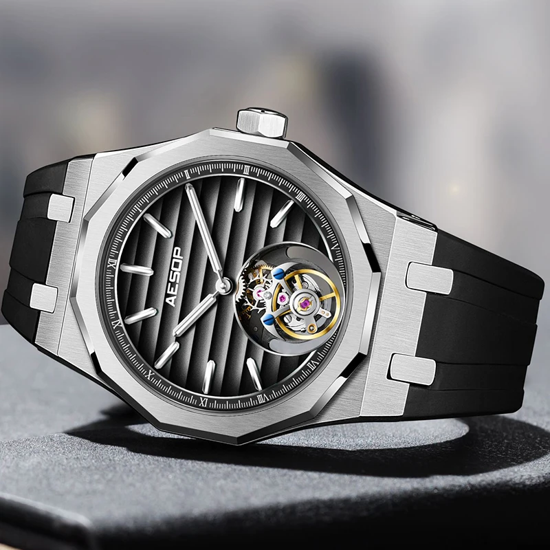 AESOP-Genuine-Luxury-Flying-Tourbillon-Mechanical-Watch-For-Men ...