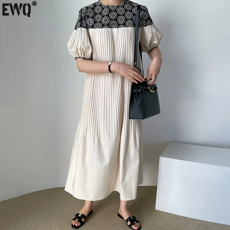 EWQ-Korea-Chic-Summer-Casual-Fashion-O-Neck-Robe-Embroidery-Flower ...