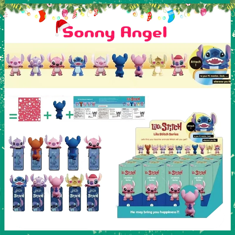 Stitch Sonny Angel Surprise Party Angel Figuras de anime lindas y ...
