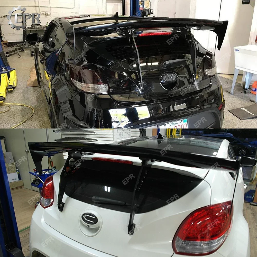 For Hyundai Veloster RSW FRP Fiberglass Rear Spoiler (Turbo or Non ...
