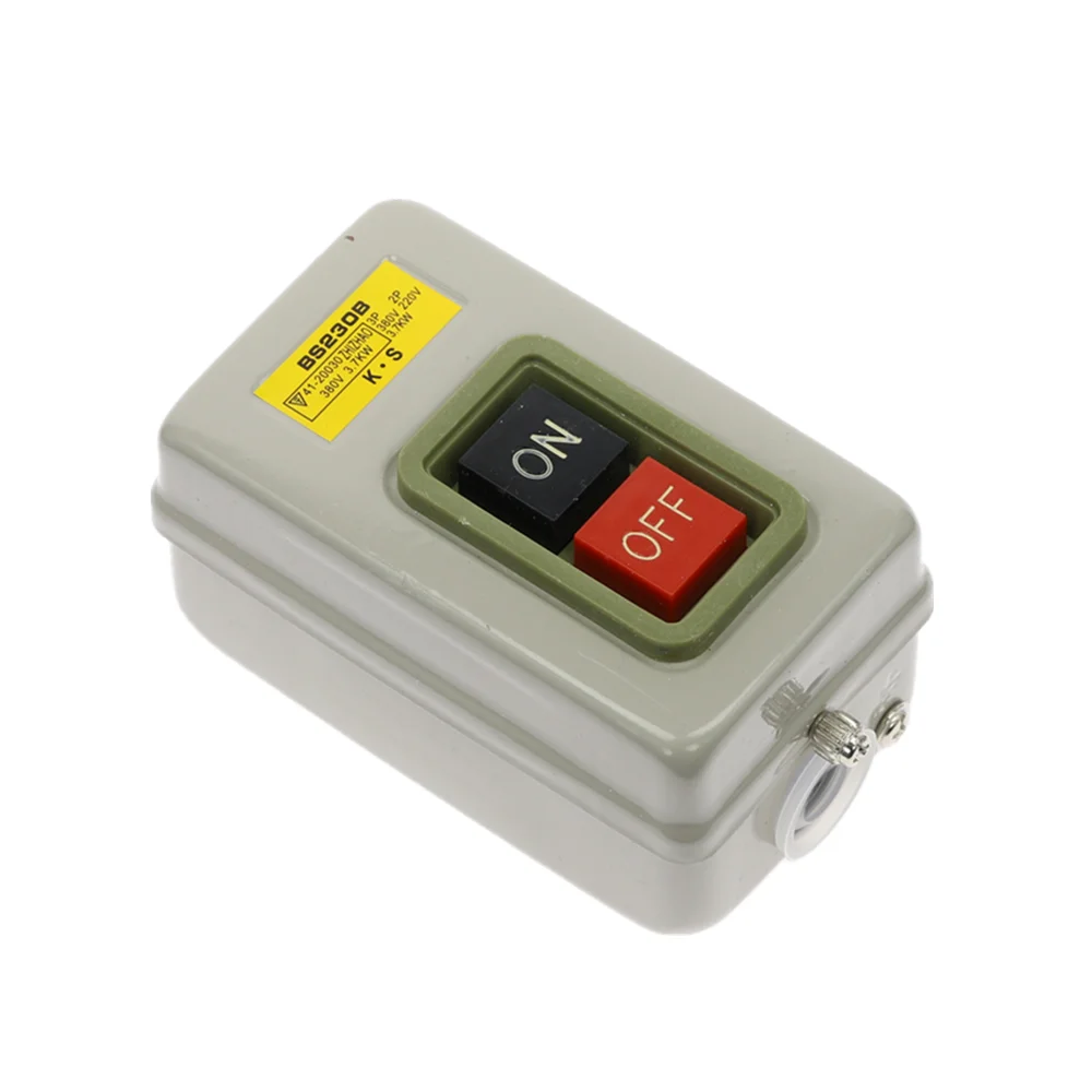 BS230B-Control-Push-Button-Switch-AC380V-ON-OFF-2-position-3-7KW-Three ...