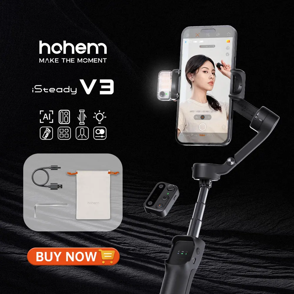 Hohem-iSteady-V3-3-Axis-AI-Face-Tracking-Gimbal-Stabilizer-Handheld-for ...