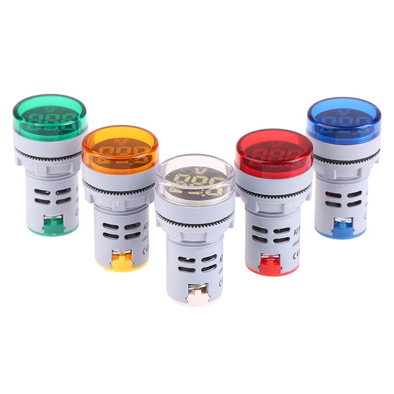1PC-Round-22MM-AD16-22DSV-Mini-Voltage-Meter-LED-Digital-Display ...